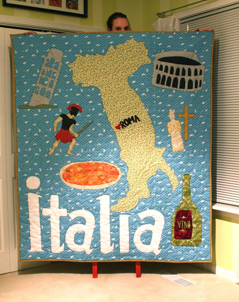 Italy Quilt For Lovers ... From a Family - Make: