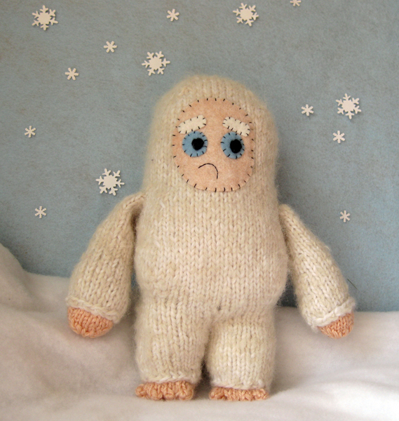 Sad Yeti Knitting Pattern - Make: