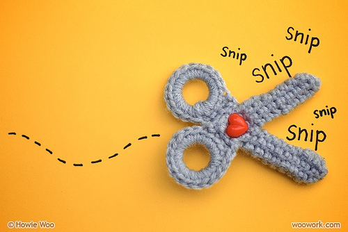 HOW TO - Crocheted Scissors - Make: