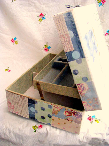 HOW TO - Paper Patchwork Jewelry Box - Make: