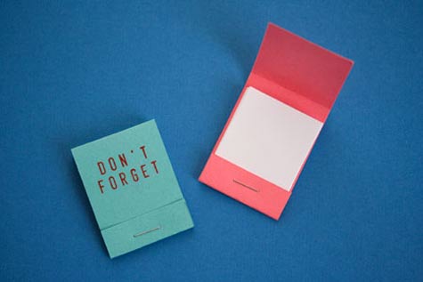 HOW TO - Matchbook Notepad - Make: