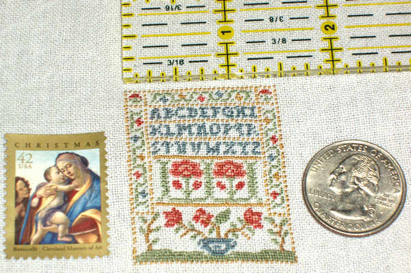 A.M. Eye Candy - Miniature Embroidery Sampler - Make: