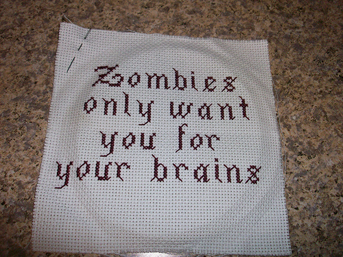 Zombie Cross-Stitch - Make: