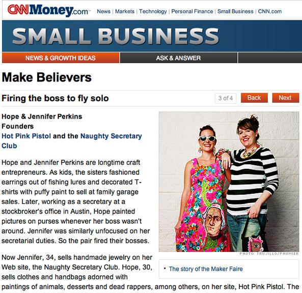 Perkins Duo Featured as Make Believers on CNNMoney.com - Make: