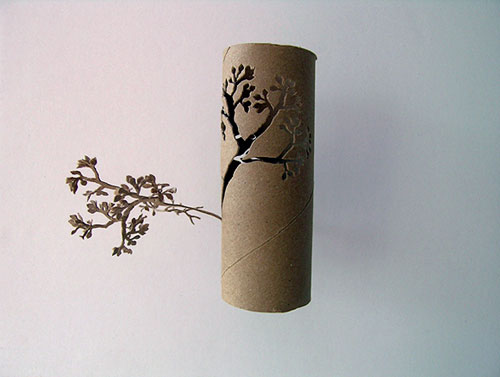 Toilet Paper Roll Tree Cutout - Make: