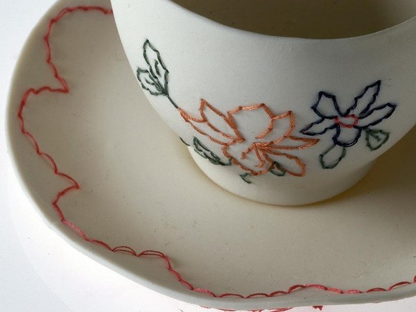 Embroidered Tea Cup - Make: