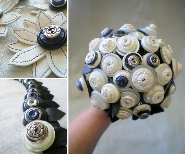 Vintage Button Wedding Accessories - Make: