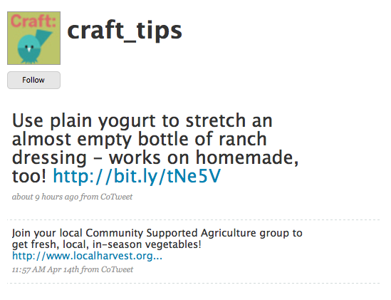 Daily tips from CRAFT on Twitter: Tweet Tips - Make: