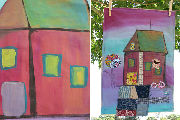 Painted Fabric Quilt - Make: