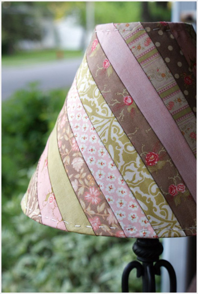 Fabric Patchwork Lampshade - Make: