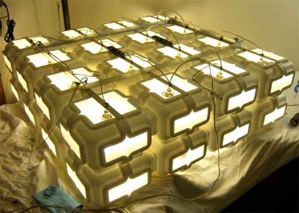 Styrofoam chandelier - Make: