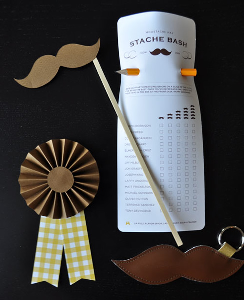 Stache Bash Party Elements - Make: