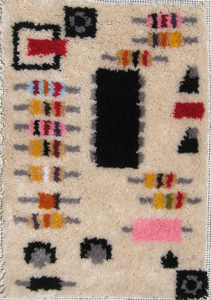 Circuit Board Latch Hook Rug - Make: