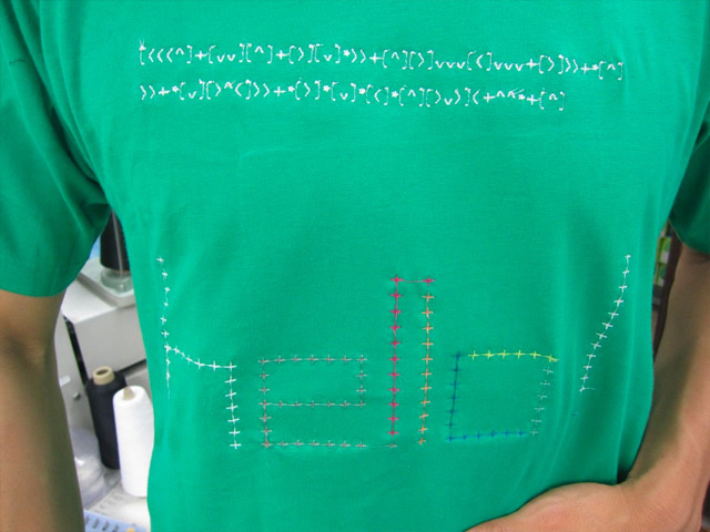 Esoteric Programming Language For Embroidery - Make: