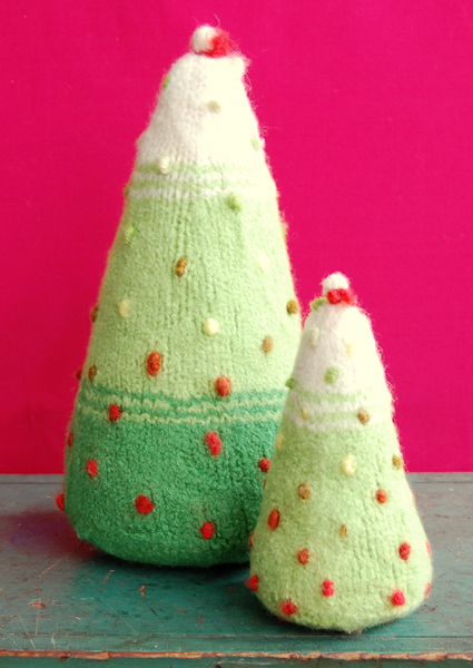 How-To: Felted Christmas Trees - Make: