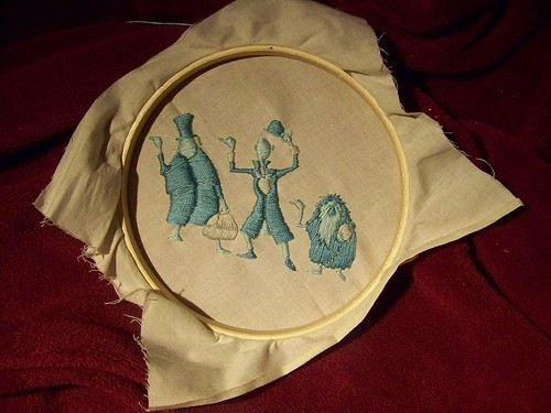 Haunted Mansion Embroidery - Make: