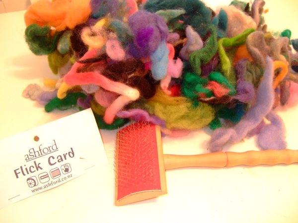 Refresh Wool Roving with a Flick Card - Make: