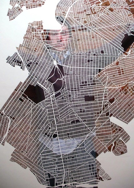 Intricate Paper Maps of NYC - Make: