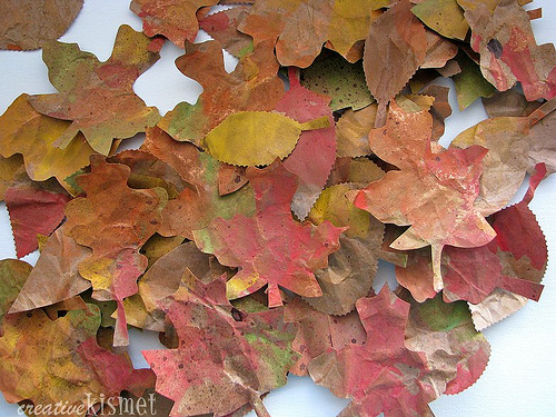 How-To: Paper Bag Fall Leaves - Make: