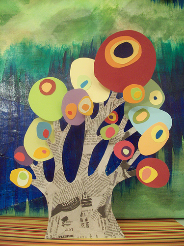 Recycled Paper Tree - Make: