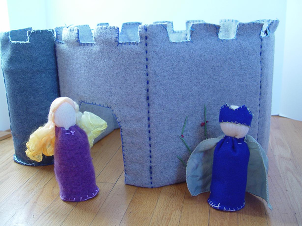 How-To: Make a Castle Out of Felt And Cardboard - Make: