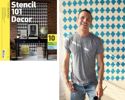 Stencil 101 Decor at the Curiosity Shoppe this Thursday - Make: