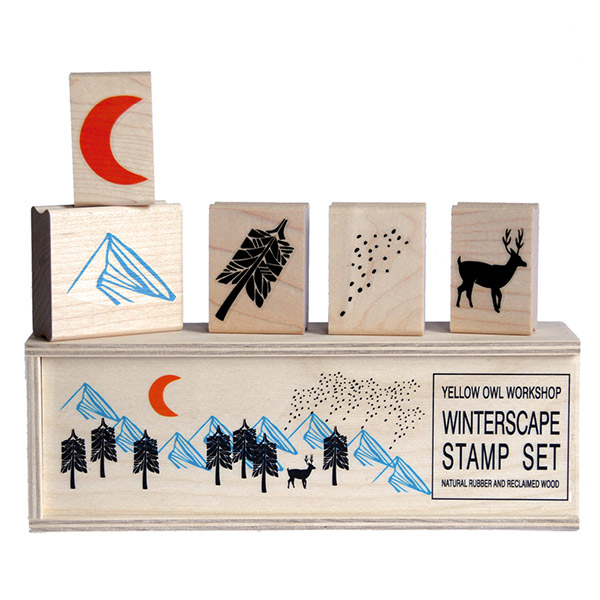 Winter Scape Stamp Set - Make: