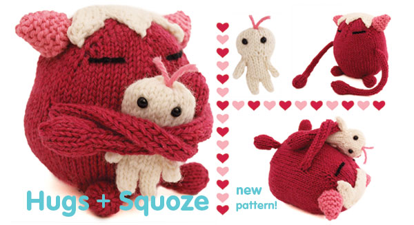New Mochimochi Pattern: Hugs + Squoze - Make: