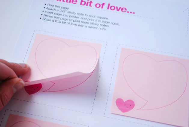 Print Your Own Valentine Sticky Notes - Make: