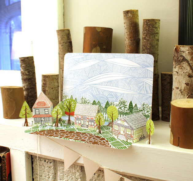 Letterpress Paper House Kit - Make: