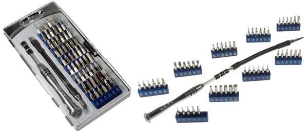 In the Maker Shed: 54 Piece Bit Driver Kit - Make:
