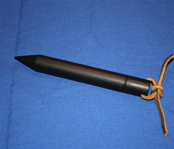 Deluxe dead-drop spike in solid stainless steel - Make: