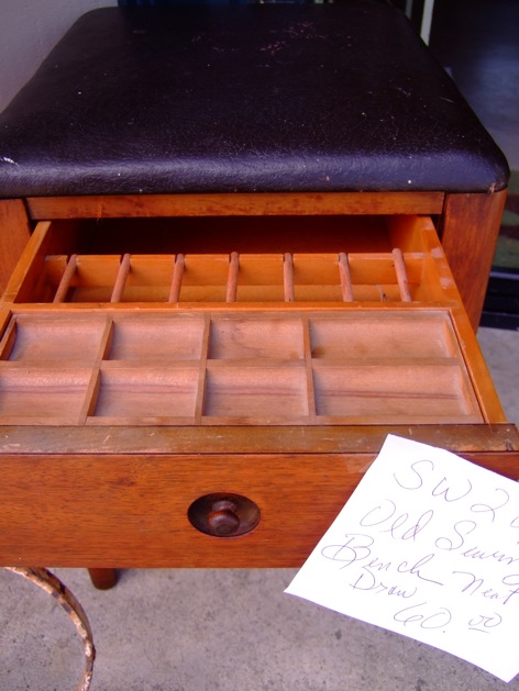 Adorable Handcrafted Vintage Sewing Stool - Make: