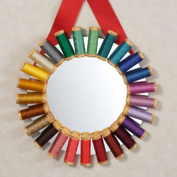 How-To: Thread Spool Mirror - Make: