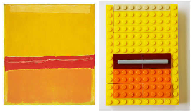 MoMA Masterpieces Recreated in Lego - Make: