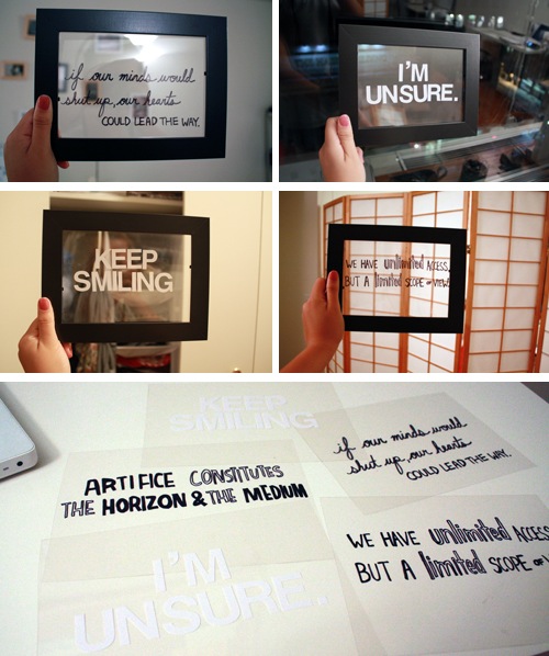 Real Life, Framed and Captioned - Make: