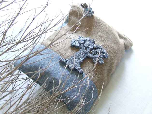 Recycled Denim Tree Decoration - Make: