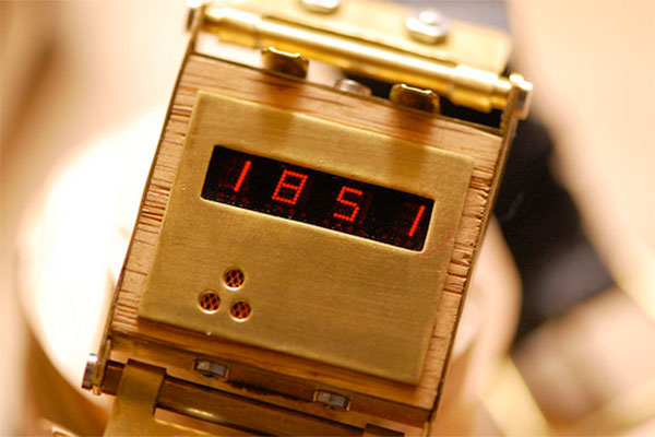 Handmade LED wristwatch - Make: