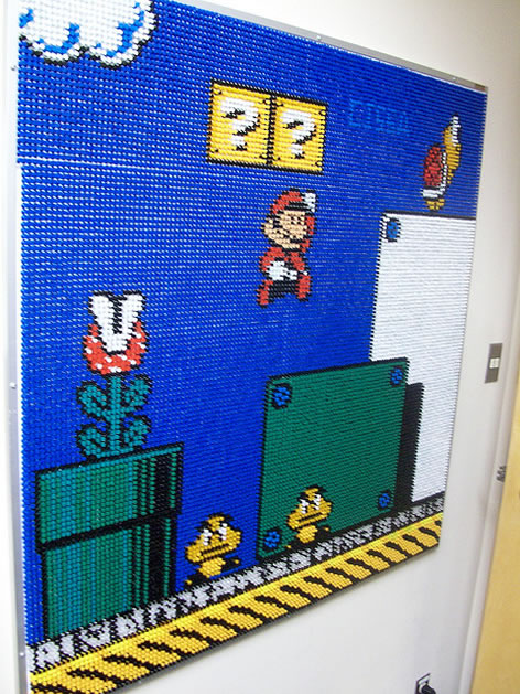 Massive Mario Push Pin Mosaic - Make: