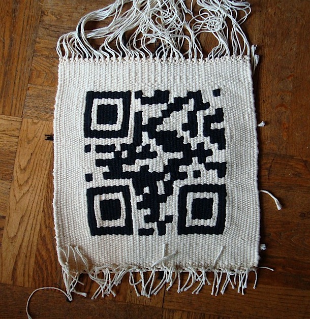QR Code Rug - Make:
