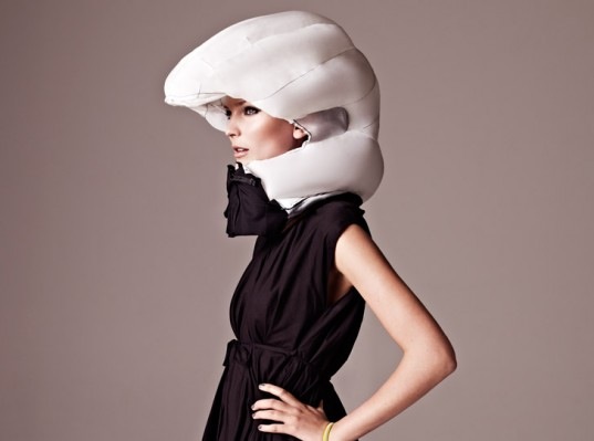 Bike Helmet Fashion: Airbag Collar Depoys on Impact - Make: