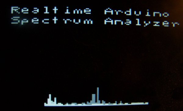 Real-time spectrum analyzer powered by Arduino - Make: