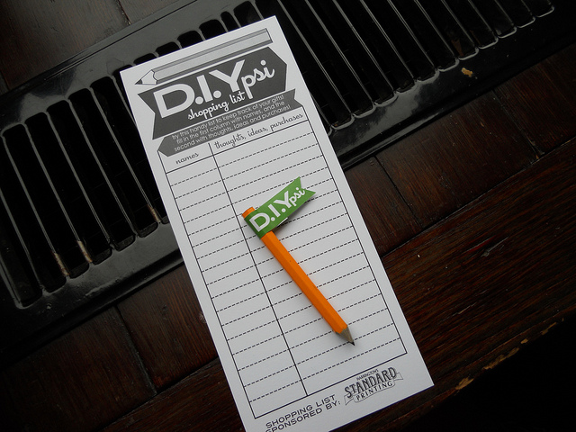 Craft Fair Shopping List - Make: