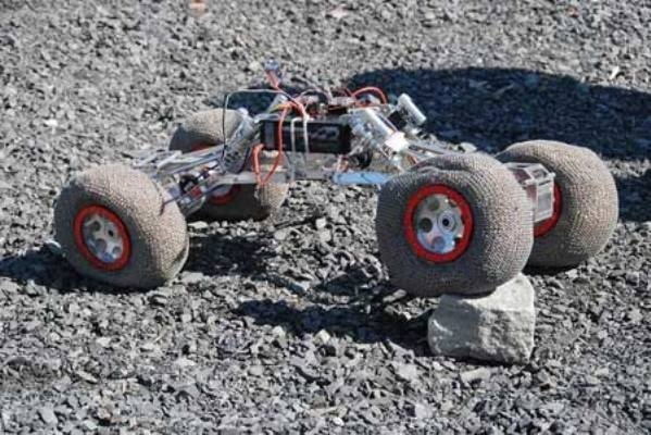 Chainmail Lunar Rover Wheels - Make: