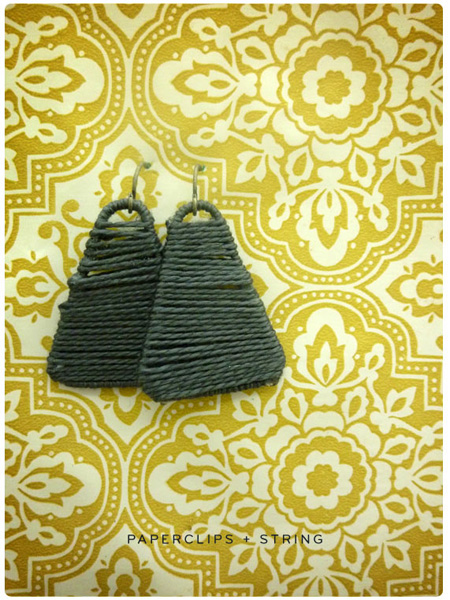 How-To: Paperclips + String Earrings - Make: