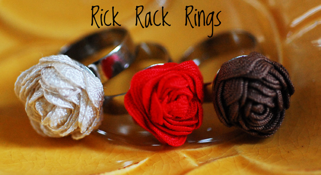 How-To: Rick Rack Rings - Make: