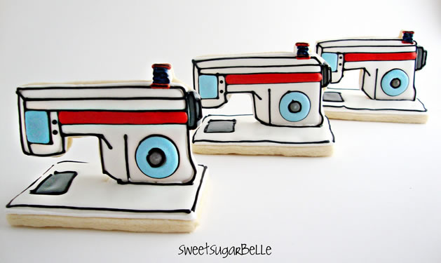 Sewing Machine Cookies - Make: