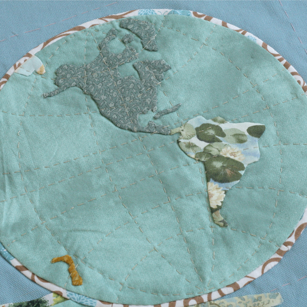 Applique-Quilted Map - Make: