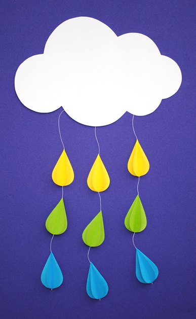 Rain Cloud Mobile - Make: