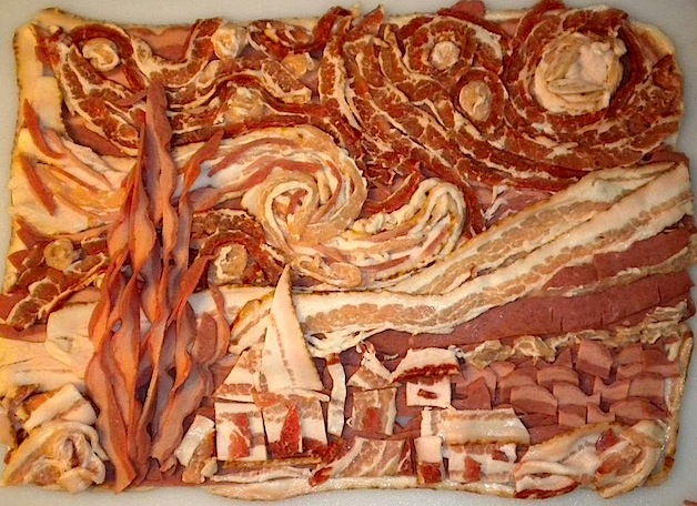 Bacon Starry Night - Make: